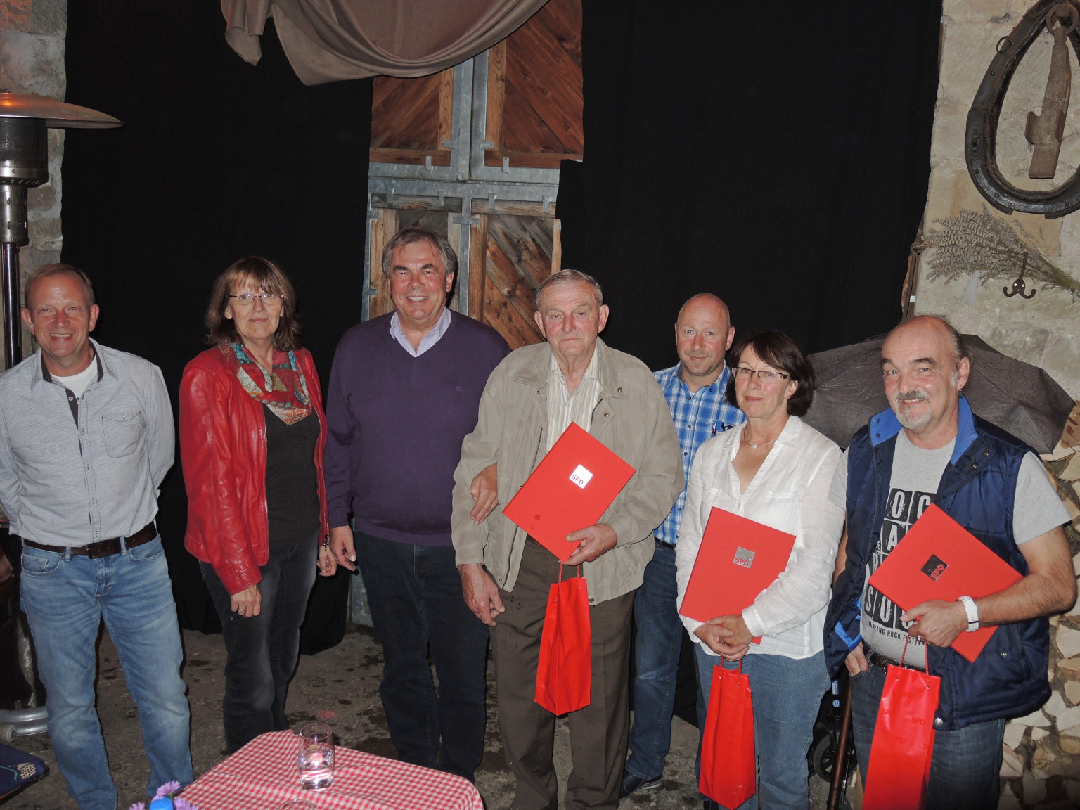 Demokratie braucht Demokraten - Sander SPD ehrte Jubilare - SPD Sand am ...